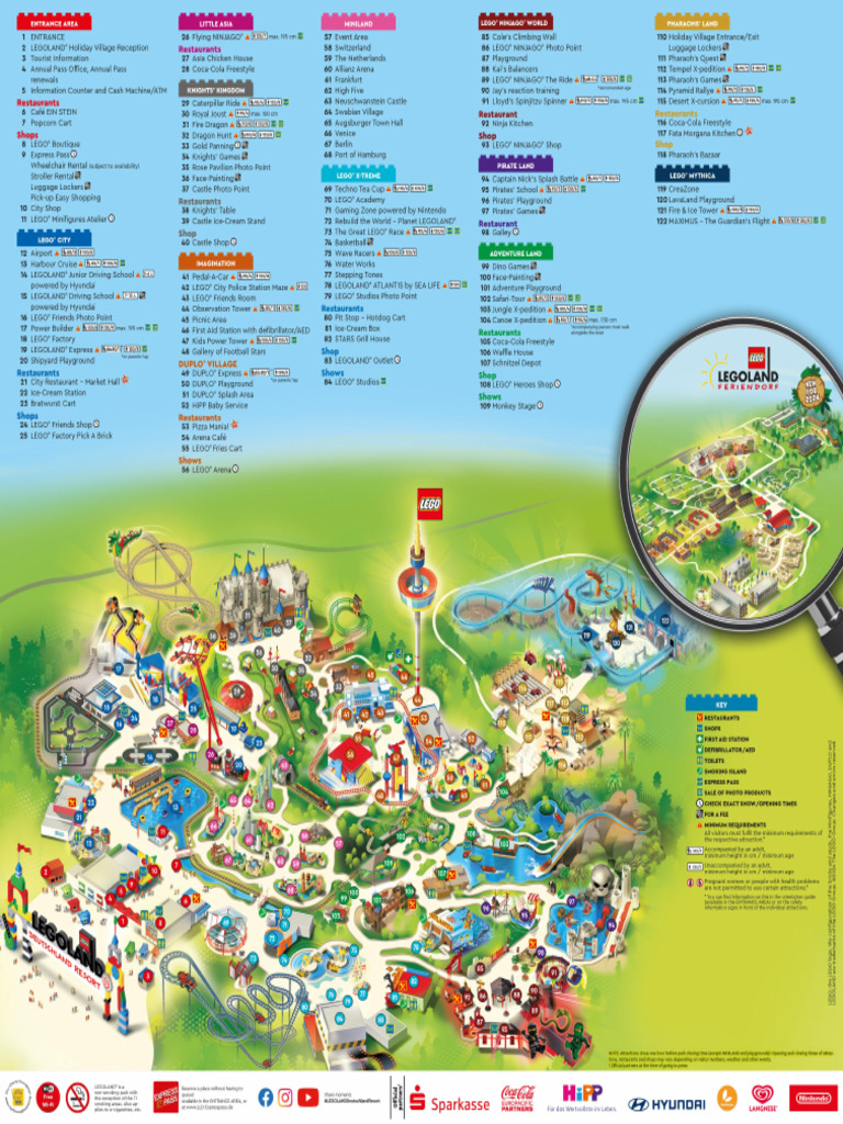 Legoland Park Map 2024 | PDF