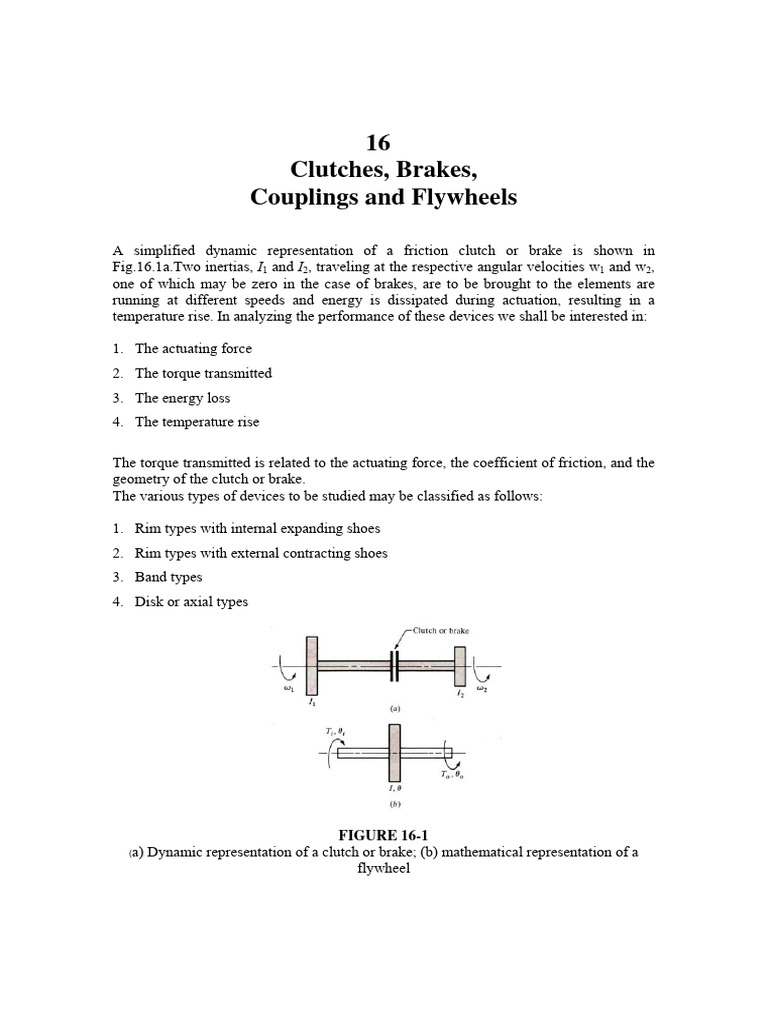 Clutches, Brakes, Couplings | PDF | Clutch | Brake