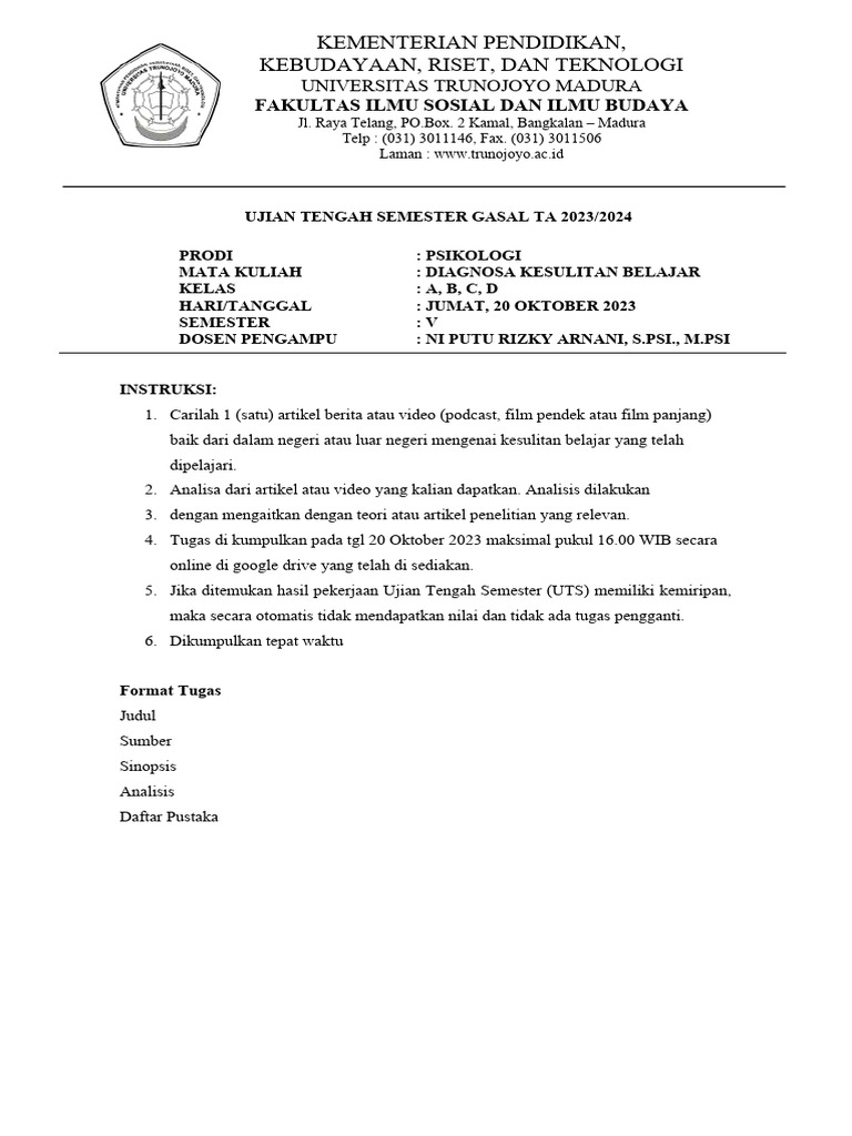 Uts DKB | PDF | Kesehatan Holistik