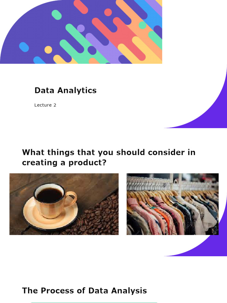 Data Analytics Lecture 2 | Download Free PDF | Data Analysis | Analytics