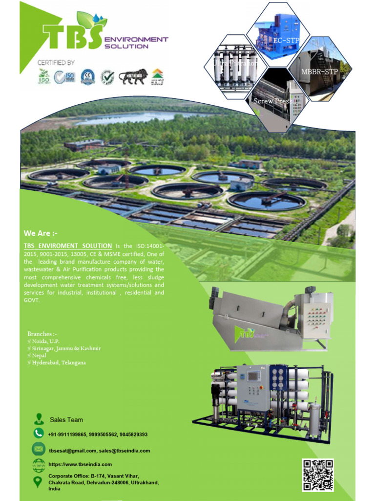 TBS New Catalogues | PDF | Sewage Treatment | Water Purification