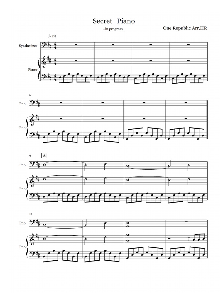 Secret Piano | PDF