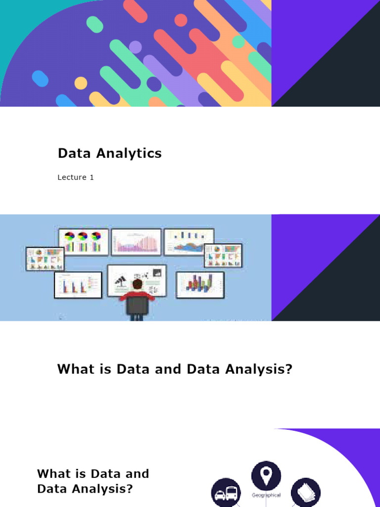 Data Analytics Lecture 1 | Download Free PDF | Data | Analytics Data Analytics Lecture 1 | Download Free PDF | Data | Analytics