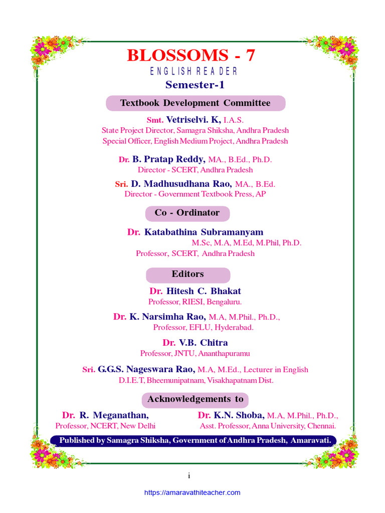 7th Eng Sem-1 Inner Pages 27-3-21 | PDF | Learning | Perfect (Grammar)