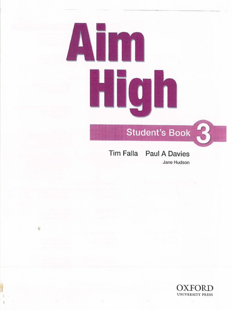 Aim High 3 Students Book | PDF