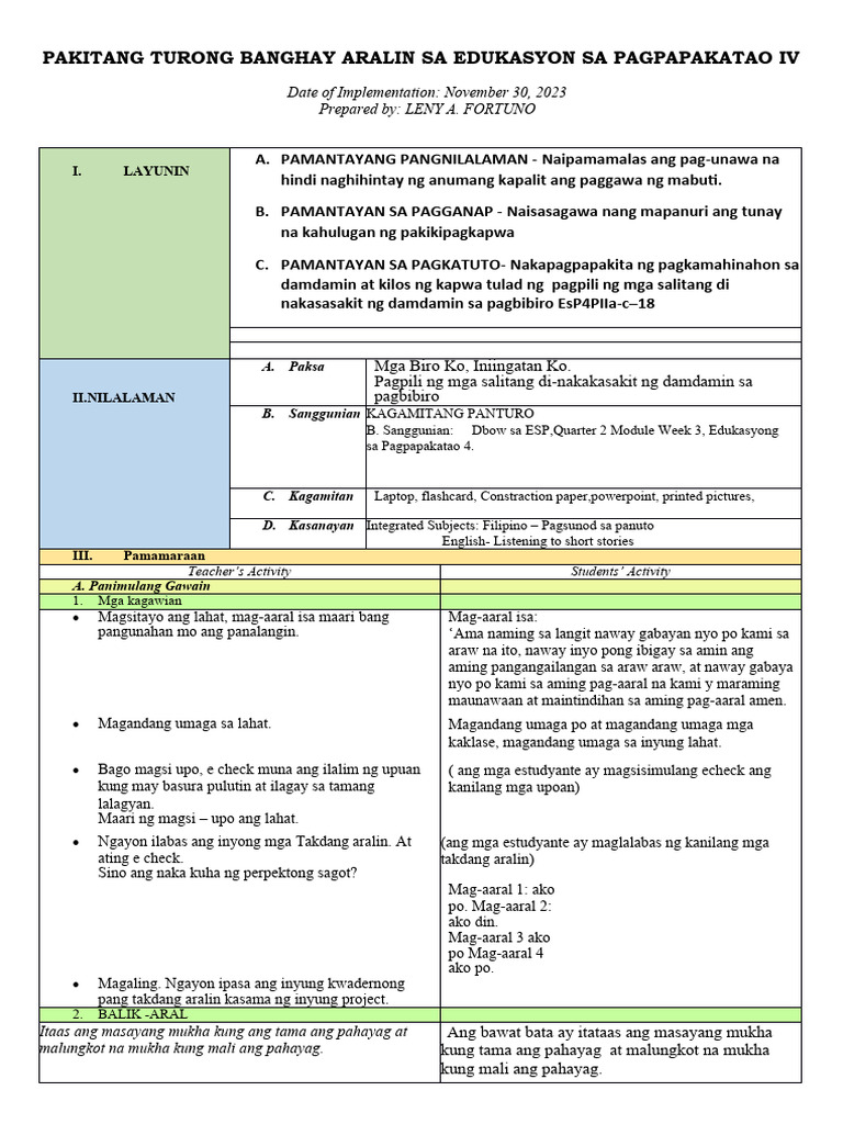 Demo For Esp 4 | PDF