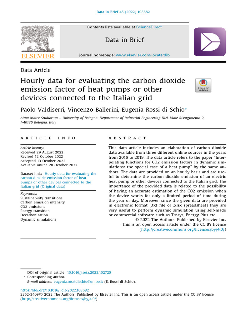 Fco2 Orario | PDF | Emission Intensity | Renewable Energy
