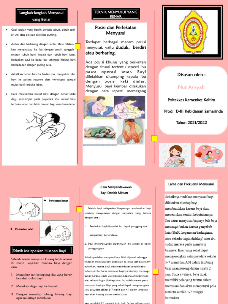 Leafleat Cara Menyusui Terbaru | PDF