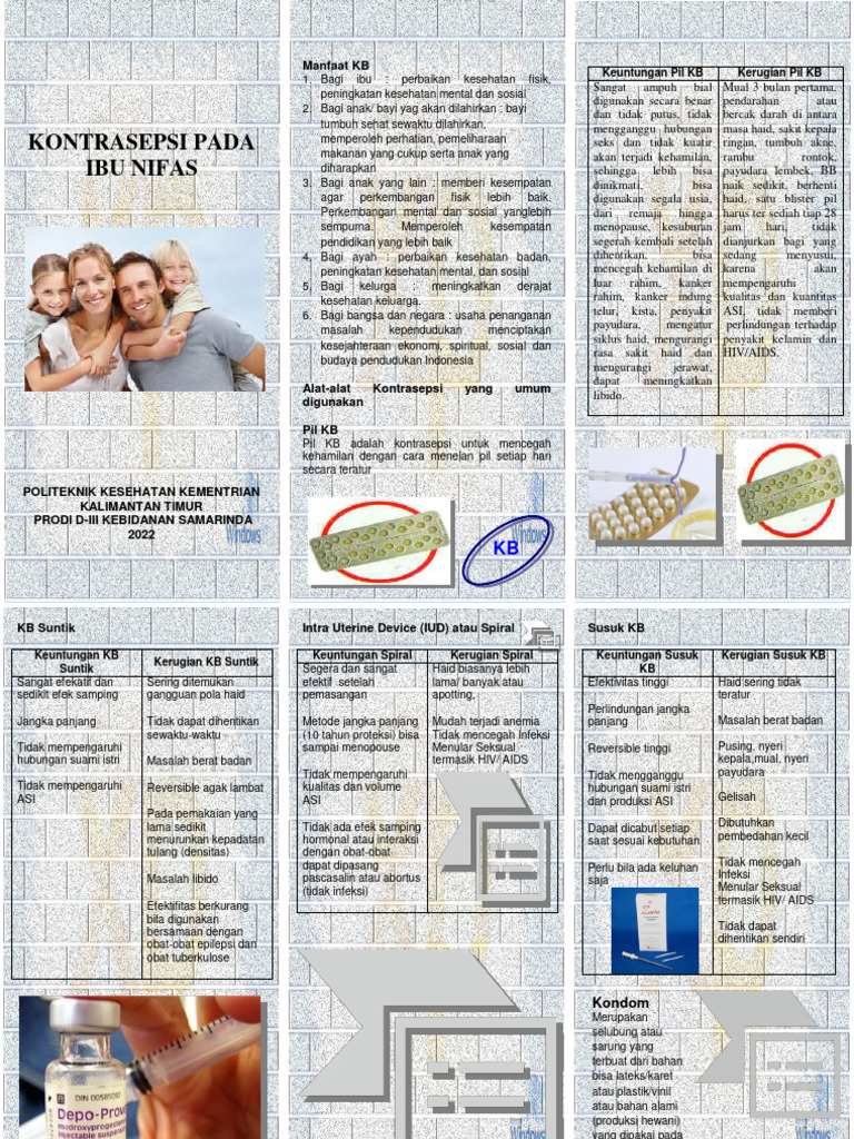 Leaflet KB | PDF | Kesehatan Holistik