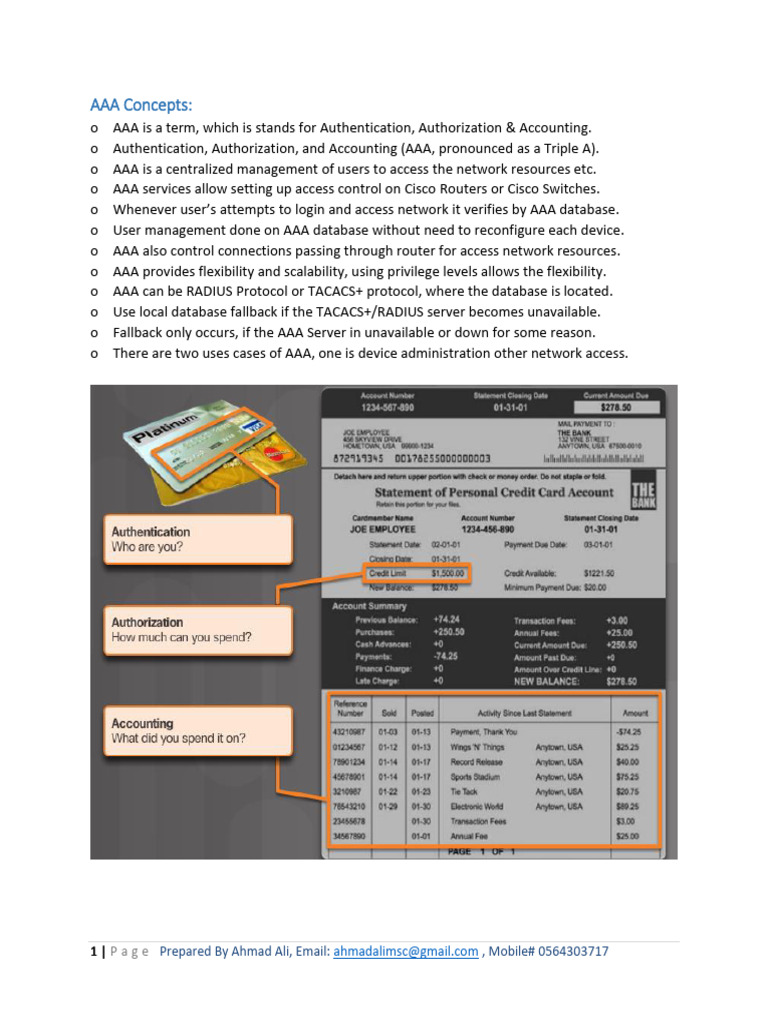 62-Introduction+AAA | PDF | Radius | Authentication