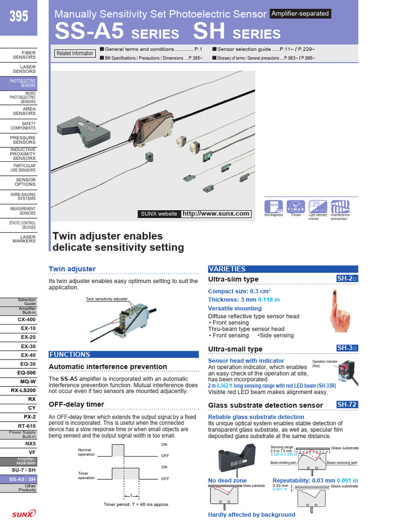 Ss-A5 SH e Cata | PDF | Power Supply | Sensor