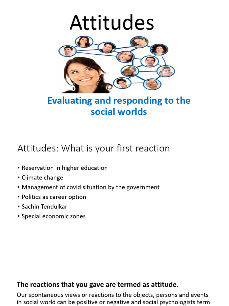 Attitudes | PDF | Attitude (Psychology) | Persuasion