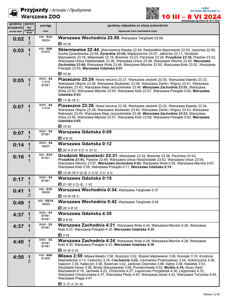 Plakat 2024 WARSZAWA ZOO Przyjazdy Wazny 20240310-20240608 PL ...