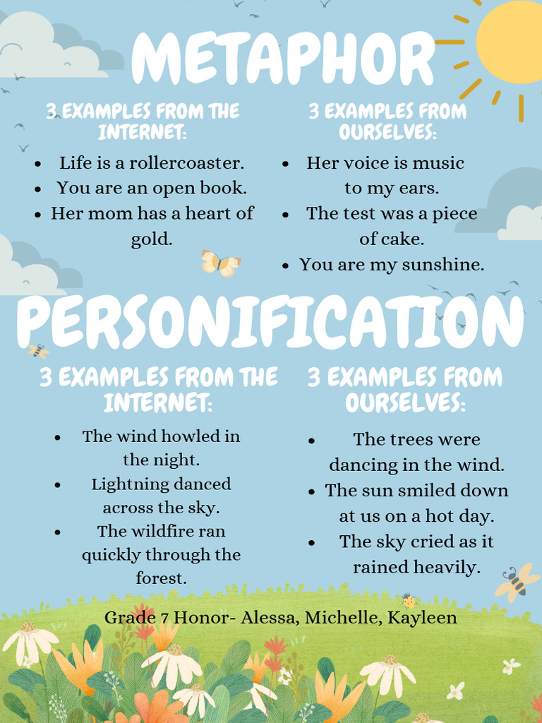 Metaphor and Personification | PDF