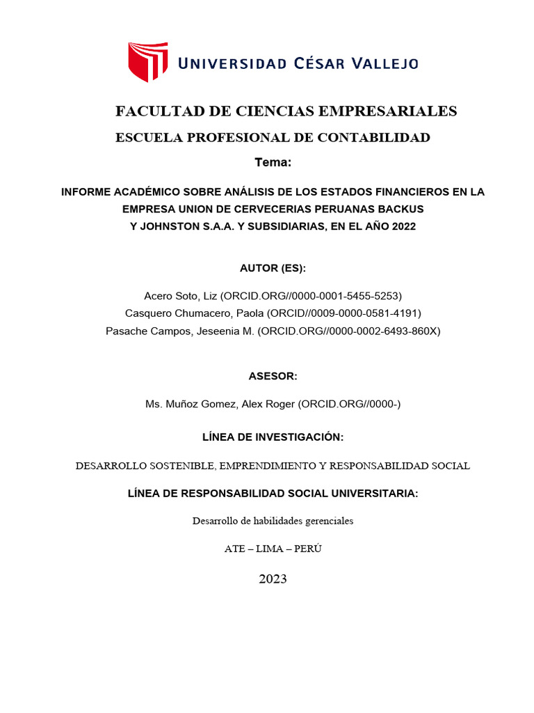 TRABAJO FINAL Buckus | PDF | Activo intangible | normas internacionales ...