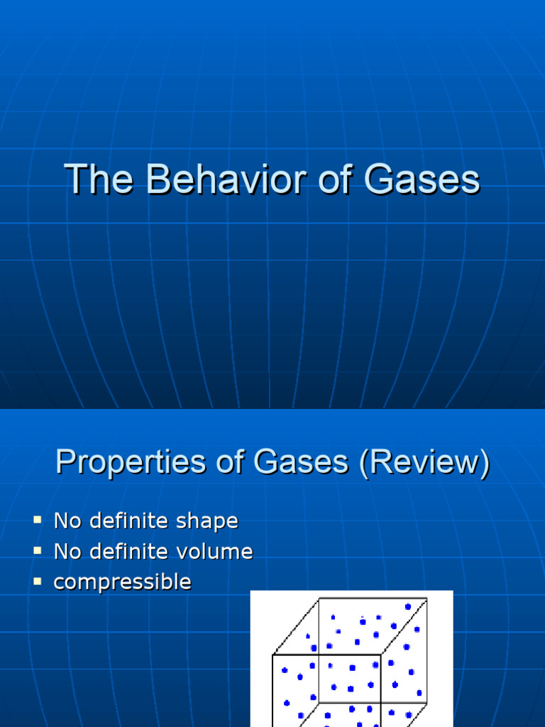 Understanding Gas Behavior and Laws | PDF | Gases | Temperature
