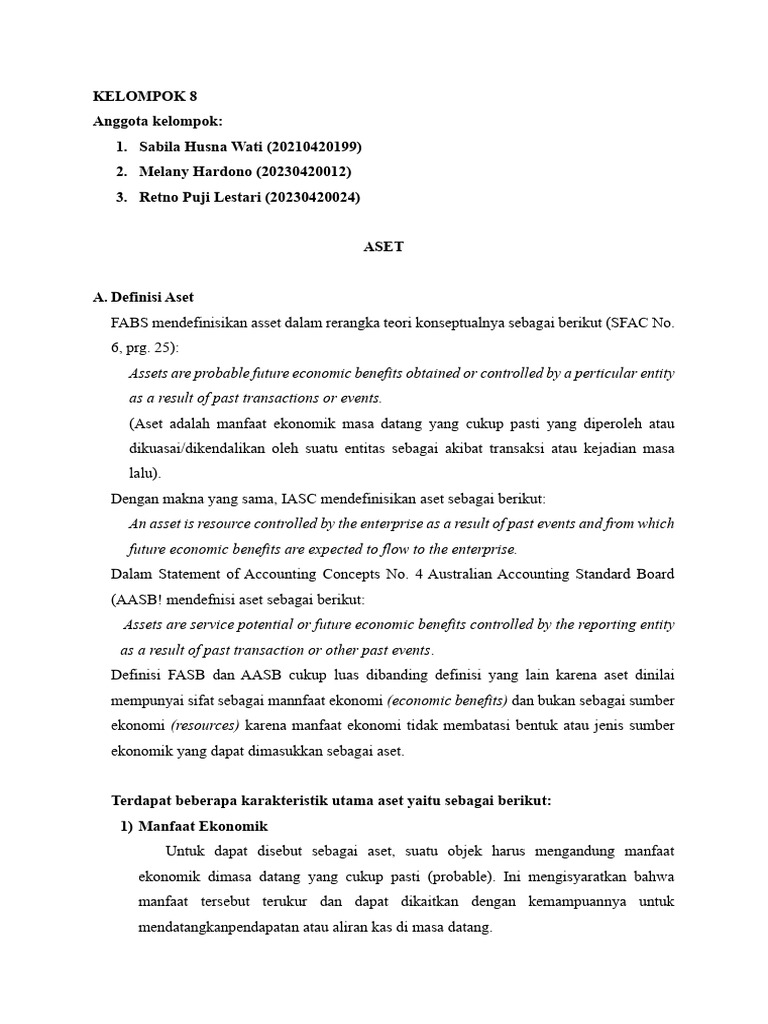 Tugas 3 - Kelompok 8 - Kelas F - Teori Akt | PDF