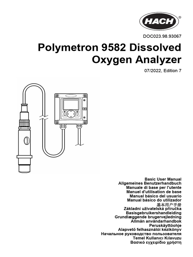 DOC023.98.93067 7ed | PDF | Calibration | Sensor