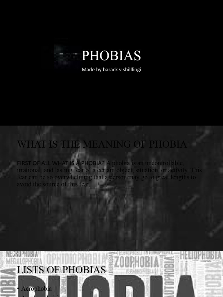 Phobias Pdf