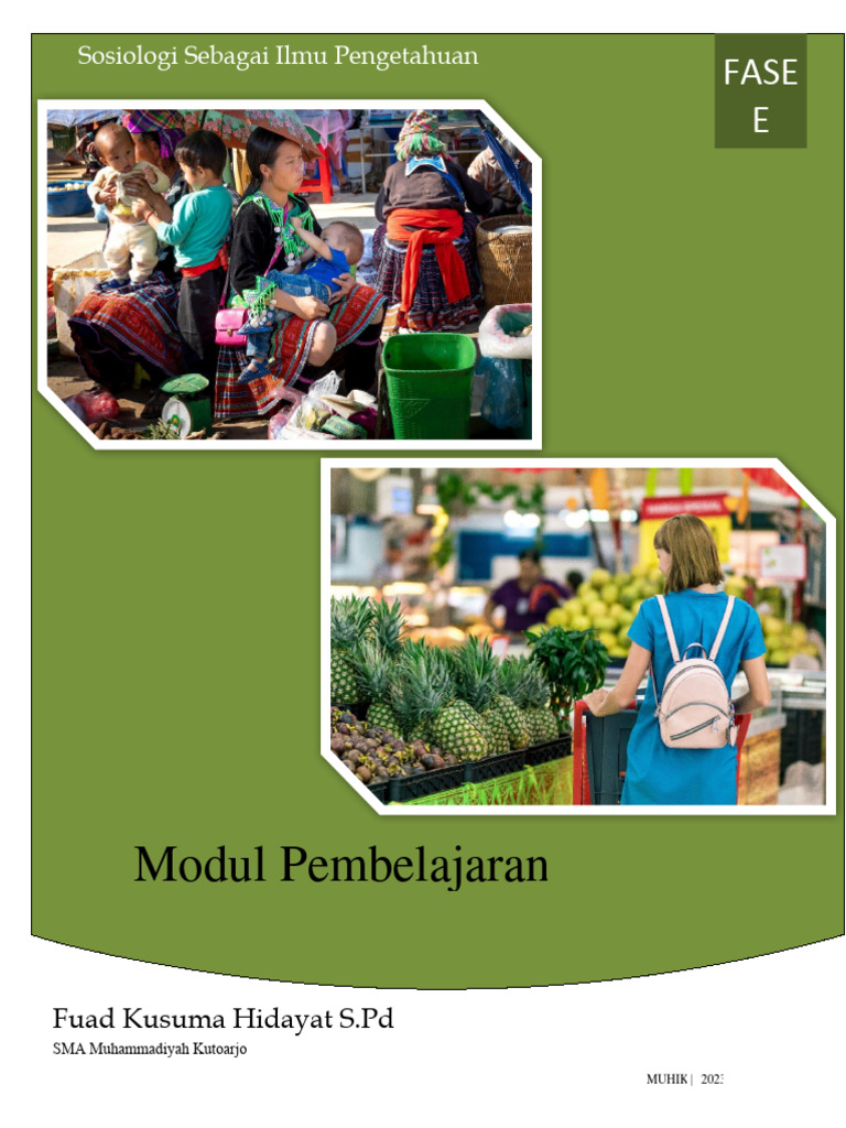 1 Modul Ajar Sosiologi | PDF | Karier & Perkembangan