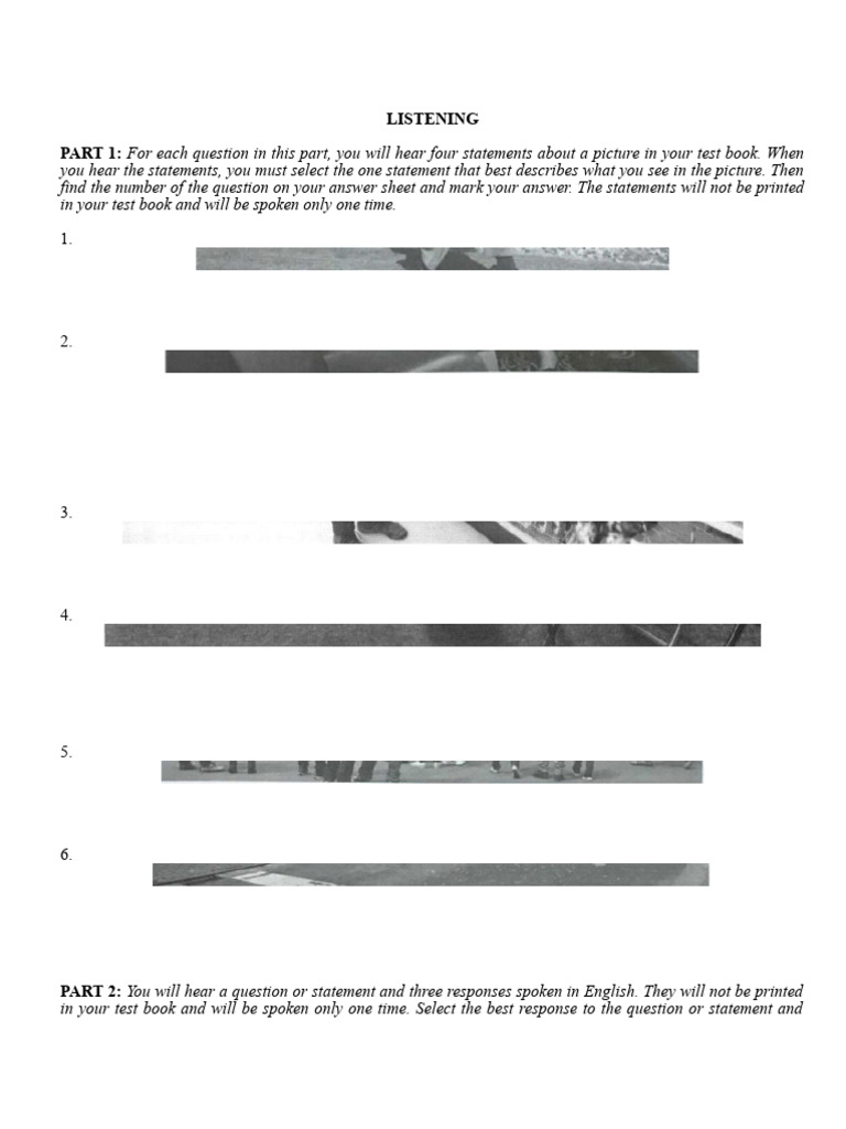 Listening Pdf