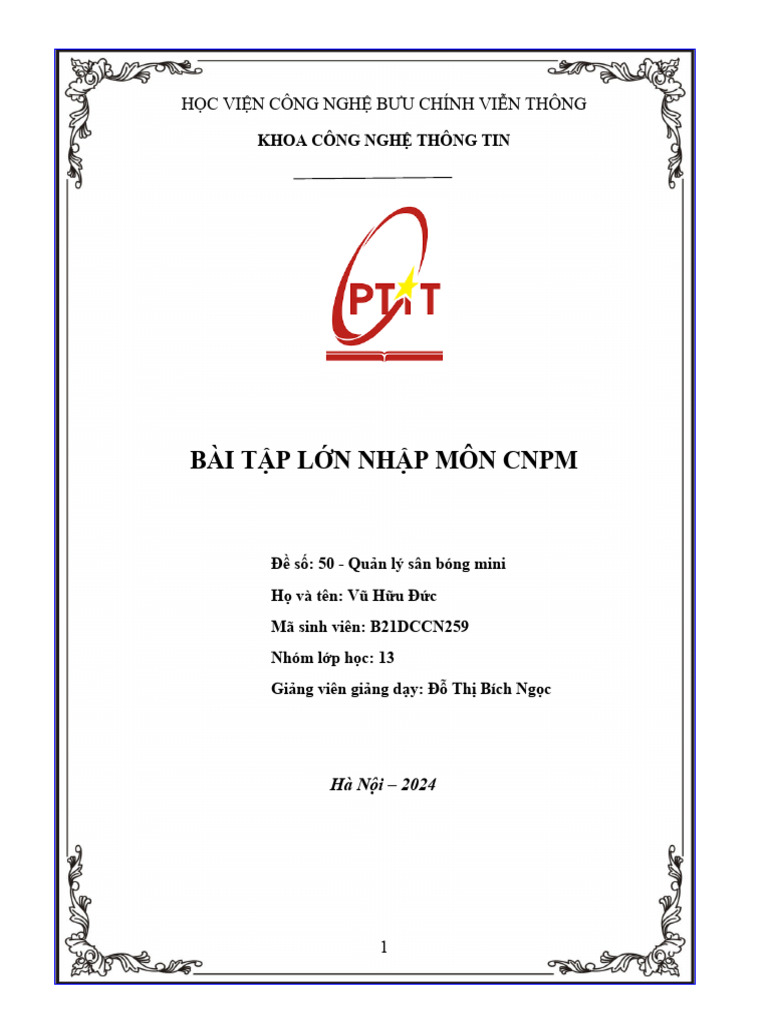 BTL CNPM | PDF
