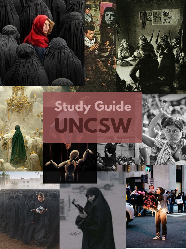 UNCSW Study Guide | PDF | Taliban | Afghanistan