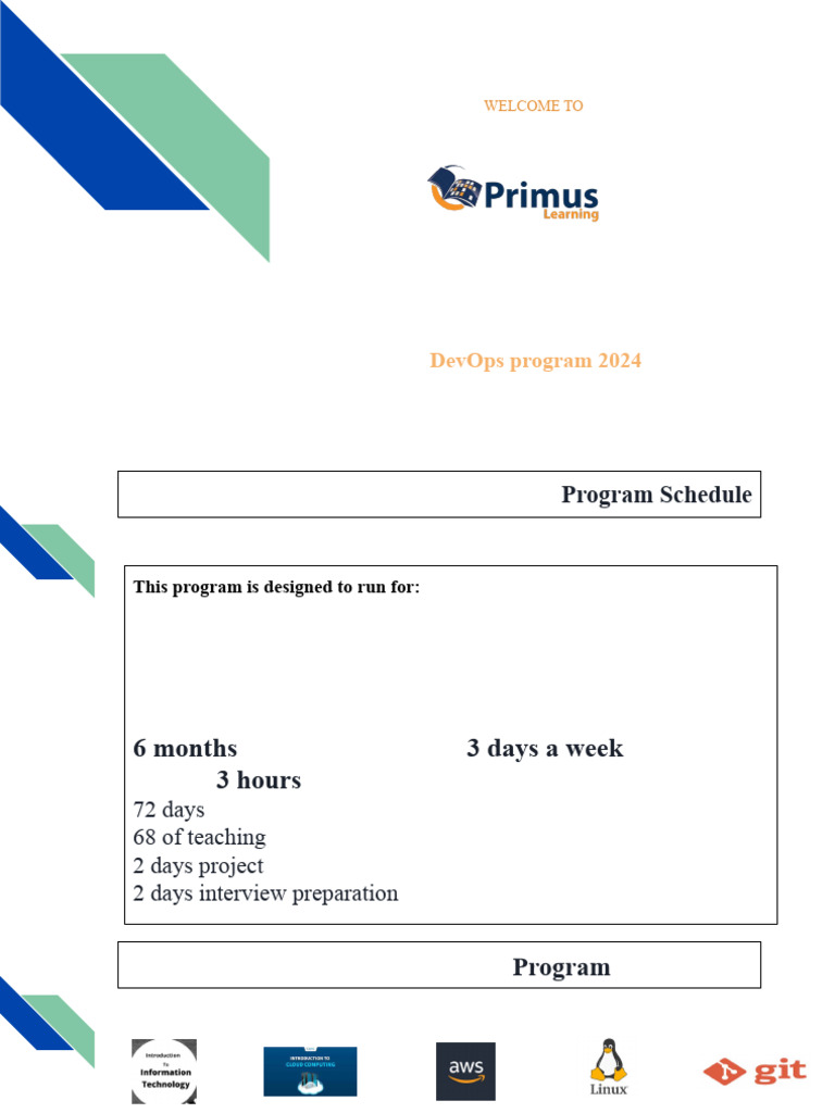 DevOps program outline | PDF | Computing | Computer Science