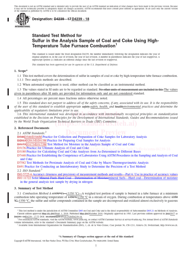 Astm D4239 18 | PDF | Calibration | Infrared