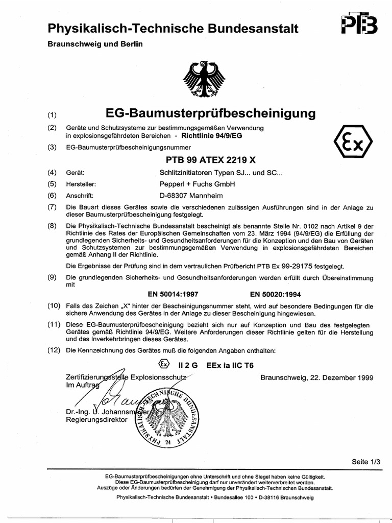 ROP Sensor Certificate 3 | PDF