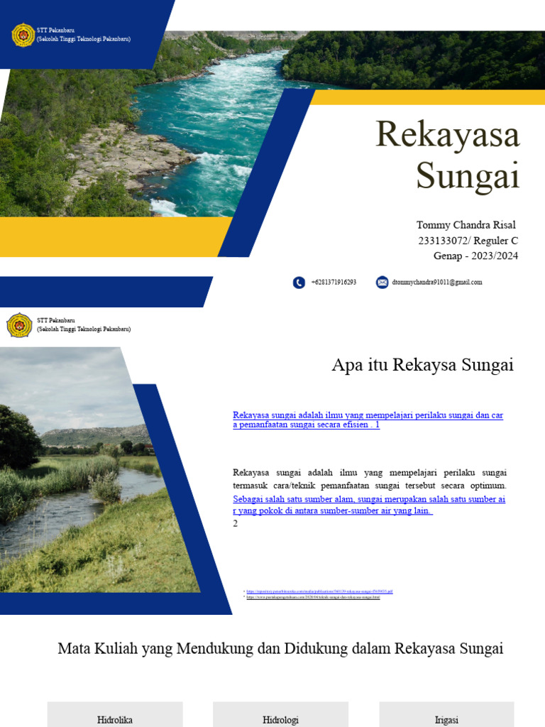 Rekayasa Sungai | PDF