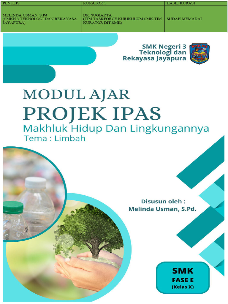 MODUL AJAR IPAS FASE E 2023 Rev.1 - MELINDA USMAN | PDF