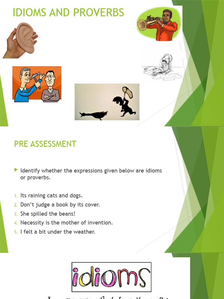 IDIOMS and Proverbs Grade 6 2023 | PDF | Language Arts & Discipline | Foreign Language Studies