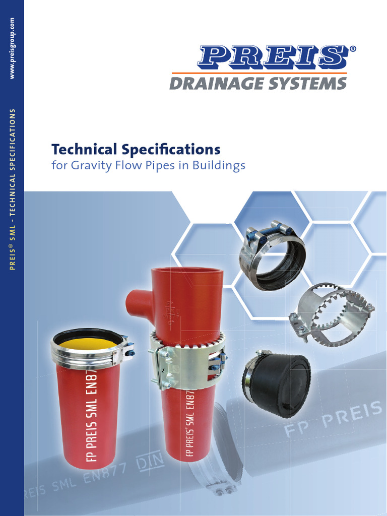 Drainage System Tech Spec | PDF | Sewage | Acceleration