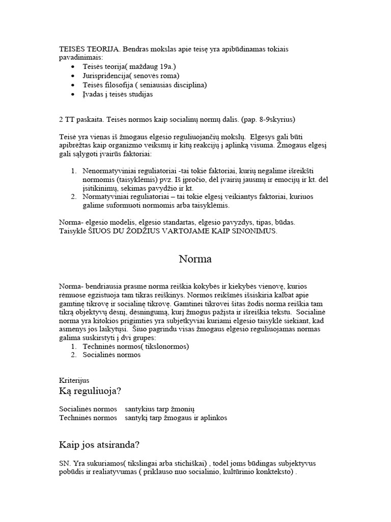 Teisės Teorija | PDF