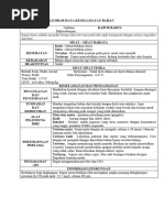 MSDS Sunlight Liquid Dishwashing | PDF