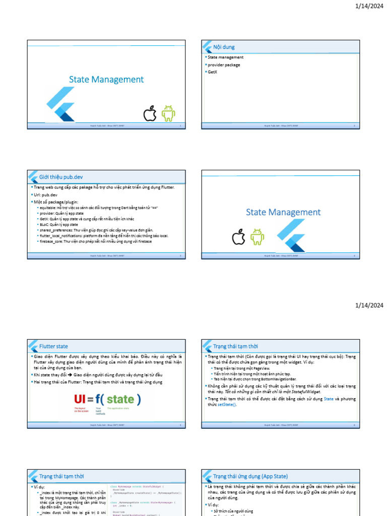 Flutter State | PDF