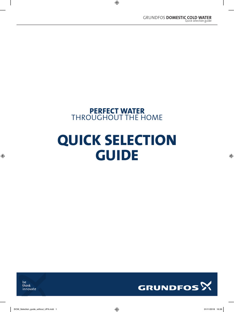 DCW_Selection guide_without UPA_2019_high | PDF | Electricity | Manufactured Goods