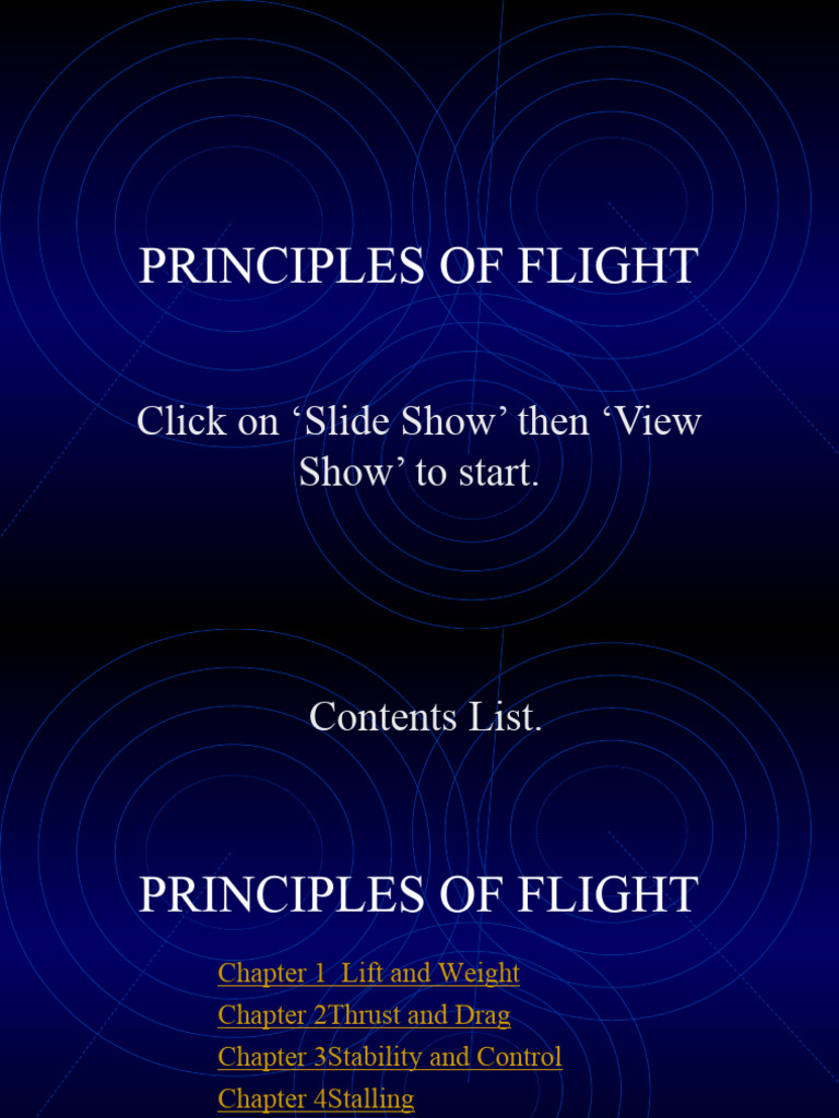 Principles of Flight Presentation | PDF | Flight Control Surfaces ...