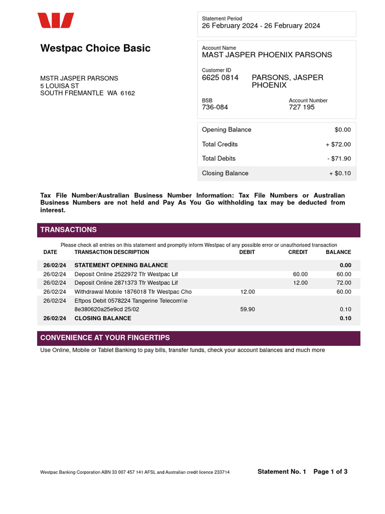 E Statement | PDF | Credit Card | Overdraft