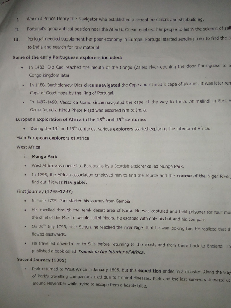 Grade 9 History Notes | PDF