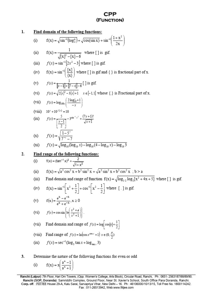 CPP Functions | PDF | Function (Mathematics) | Elementary Mathematics CPP Functions | PDF | Function (Mathematics) | Elementary Mathematics