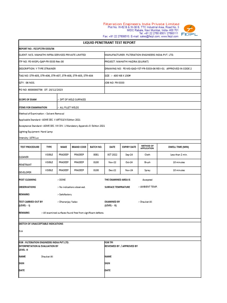 LPT Report. | PDF | Joining | Building Engineering