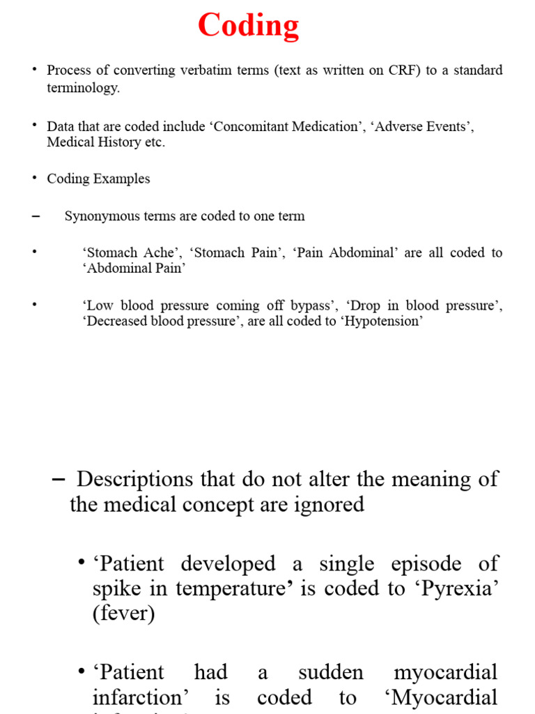 Data Coding | Download Free PDF | Medicine | Diseases And Disorders