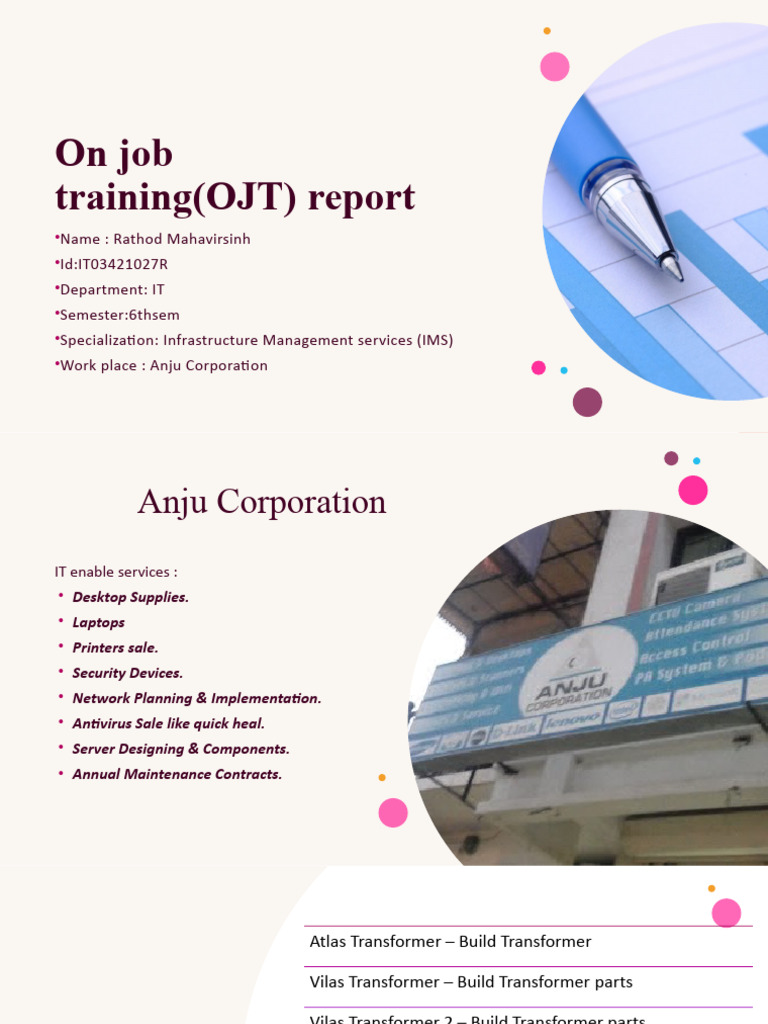 Ojt Ppt of Mahavir | PDF | Computer Network | Virtual Private Network