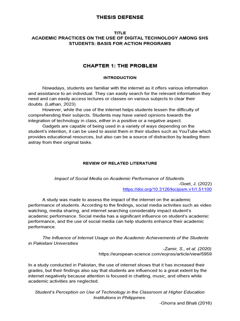 Defense Written | PDF | Educational Technology | Learning