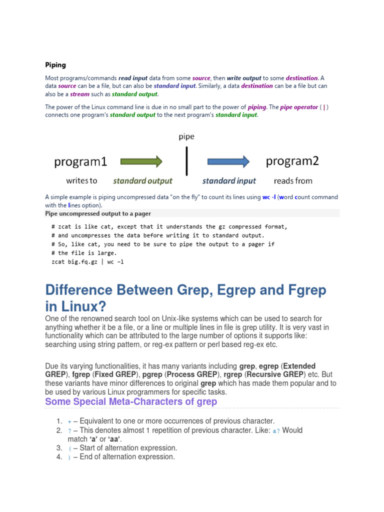 Pipingfile | PDF | Regular Expression | Computer Science