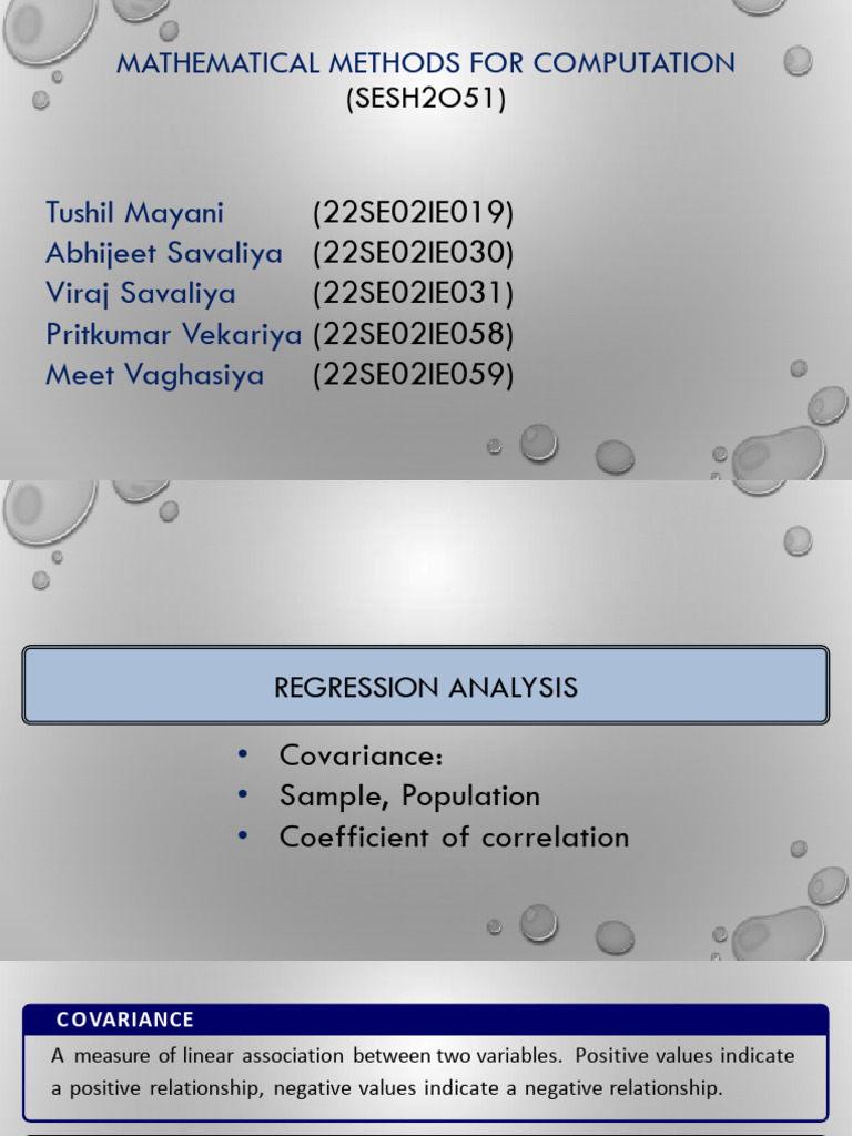 Maths PPT | PDF | Statistics | Applied Mathematics