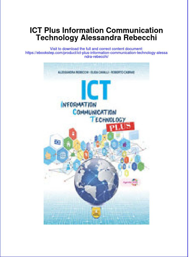 PDF of Ict Plus Information Communication Technology Alessandra ...