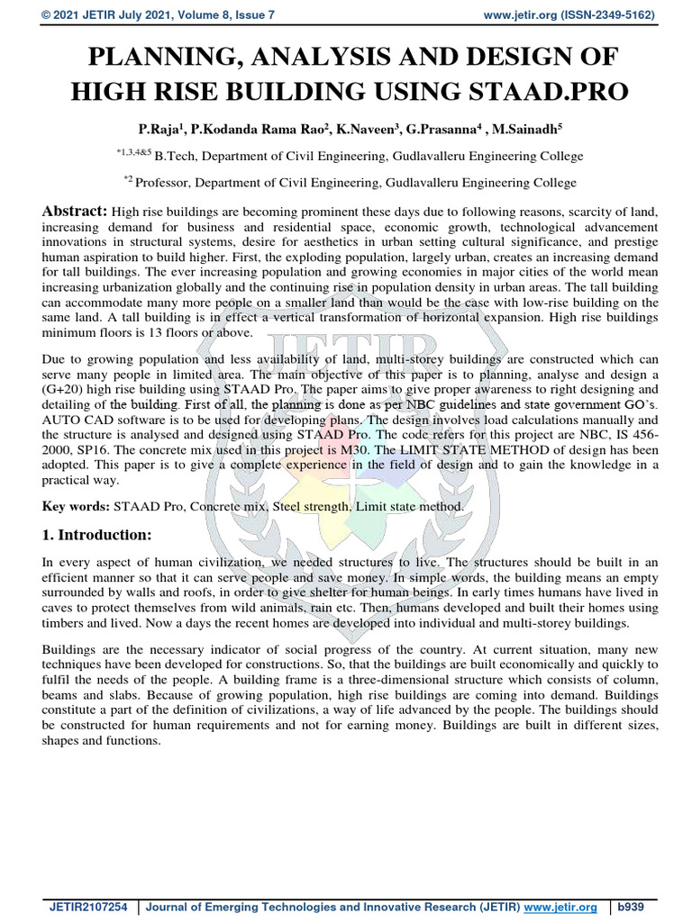 Staad Pro | PDF | Structural Engineering | Civil Engineering